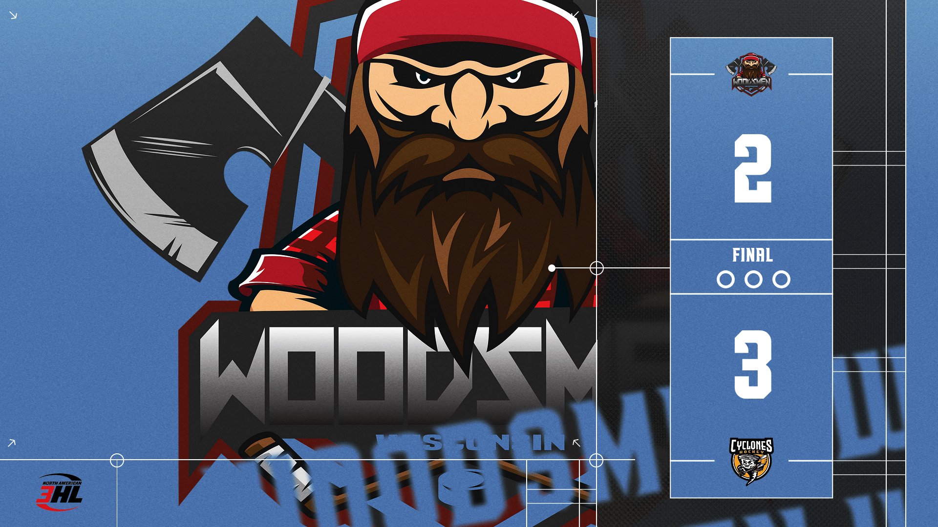 WOODSMEN FALL TO WAUSAU IN 3-2 HEARTBREAKER - WISCONSIN WOODSMEN